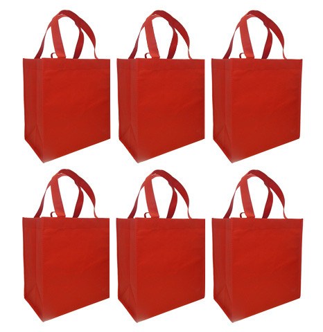 CYMA Reusable Grocery Totes, Red – CYMA Bags